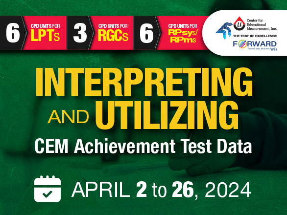 Interpreting and Utilizing CEM Achievement Test Data Online Training ...